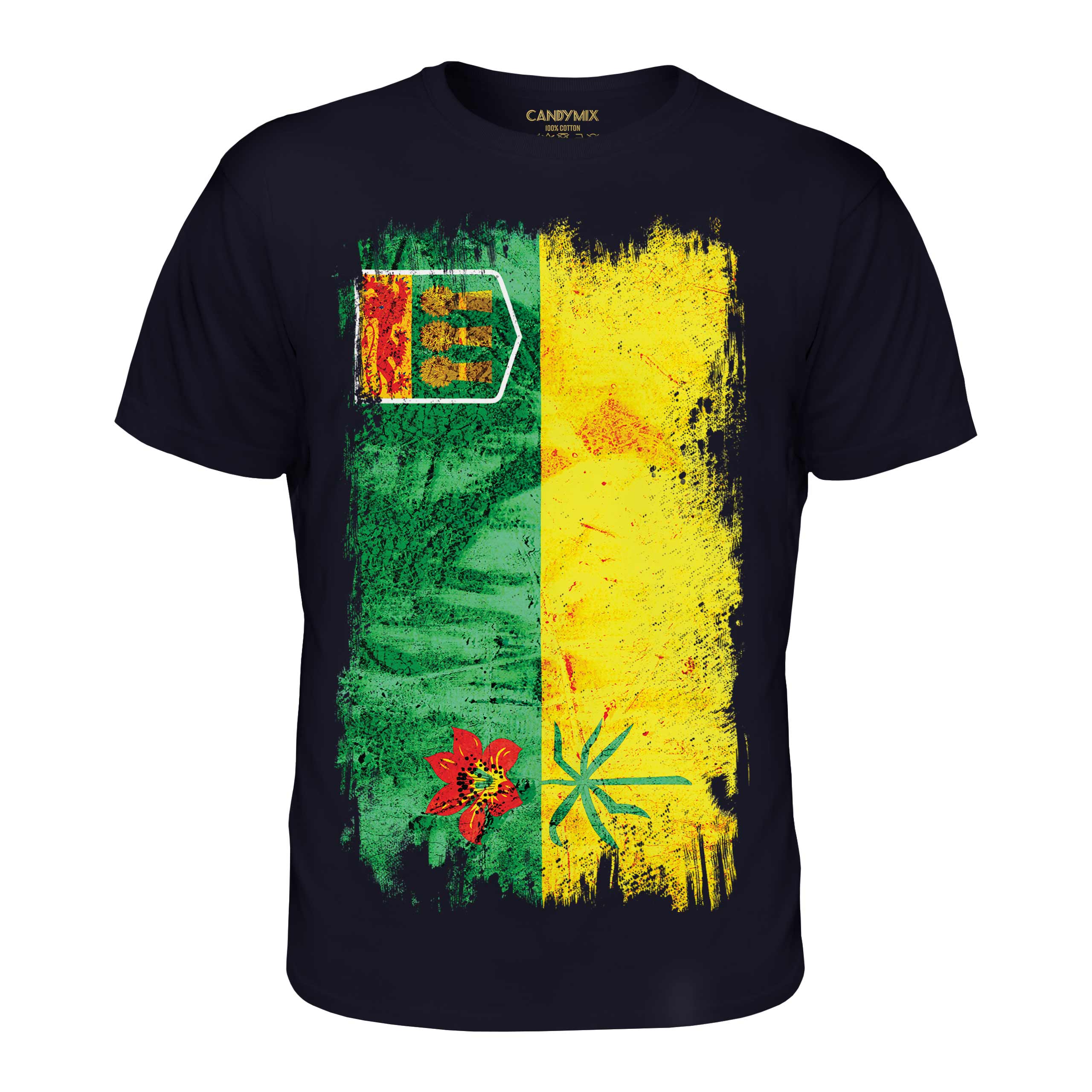 SASKATCHEWAN GRUNGE FLAG MENS T-SHIRT TEE TOP GIFT SHIRT CLOTHING ...