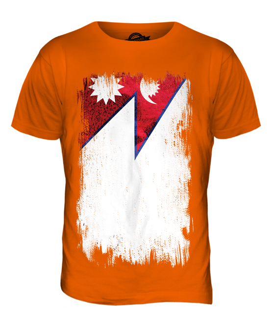 NEPAL GRUNGE FLAG MENS T-SHIRT TEE TOP NEP?LA NEPALI NEPALESE SHIRT ...
