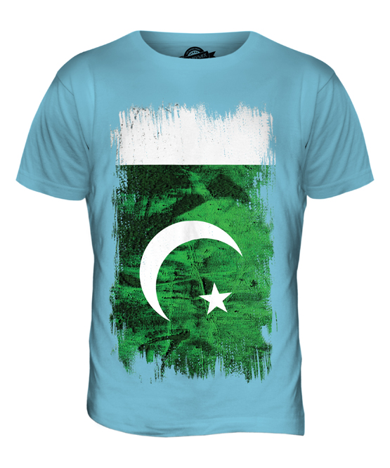 PAKISTAN GRUNGE FLAG MENS T-SHIRT TEE TOP P?KIST?N FOOTBALL PAKISTANI ...