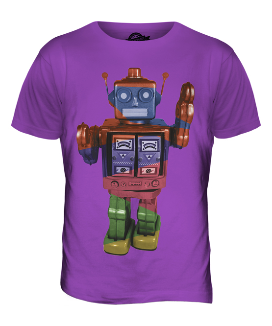 RETRO TOY ROBOT MENS T-SHIRT TEE TOP GIFT STYLE SCIFI | eBay