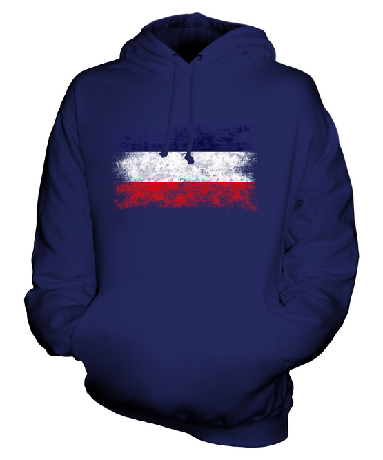 LOS ALTOS DISTRESSED FLAG UNISEX HOODIE TOP FOOTBALL GIFT CLOTHING ...