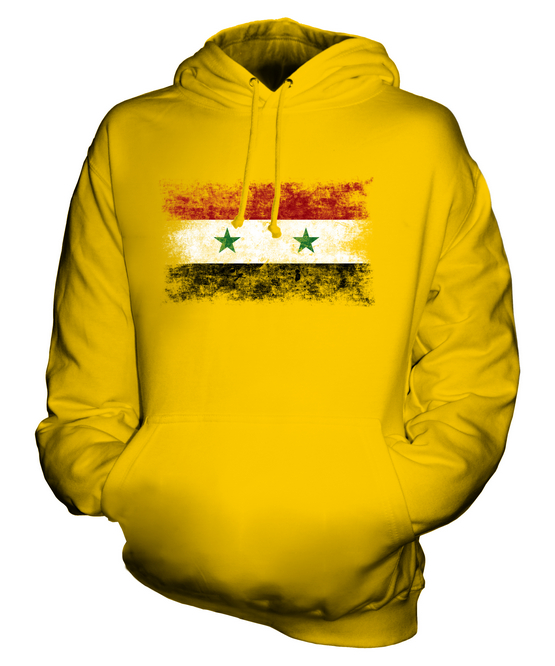 SYRIA DISTRESSED FLAG UNISEX HOODIE TOP SURIYAH FOOTBALL SYRIAN GIFT | eBay