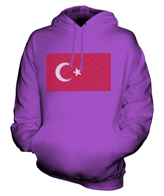 TURKEY SCRIBBLE FLAG UNISEX HOODIE TOP GIFT TÜRKIYE TURKISH | eBay